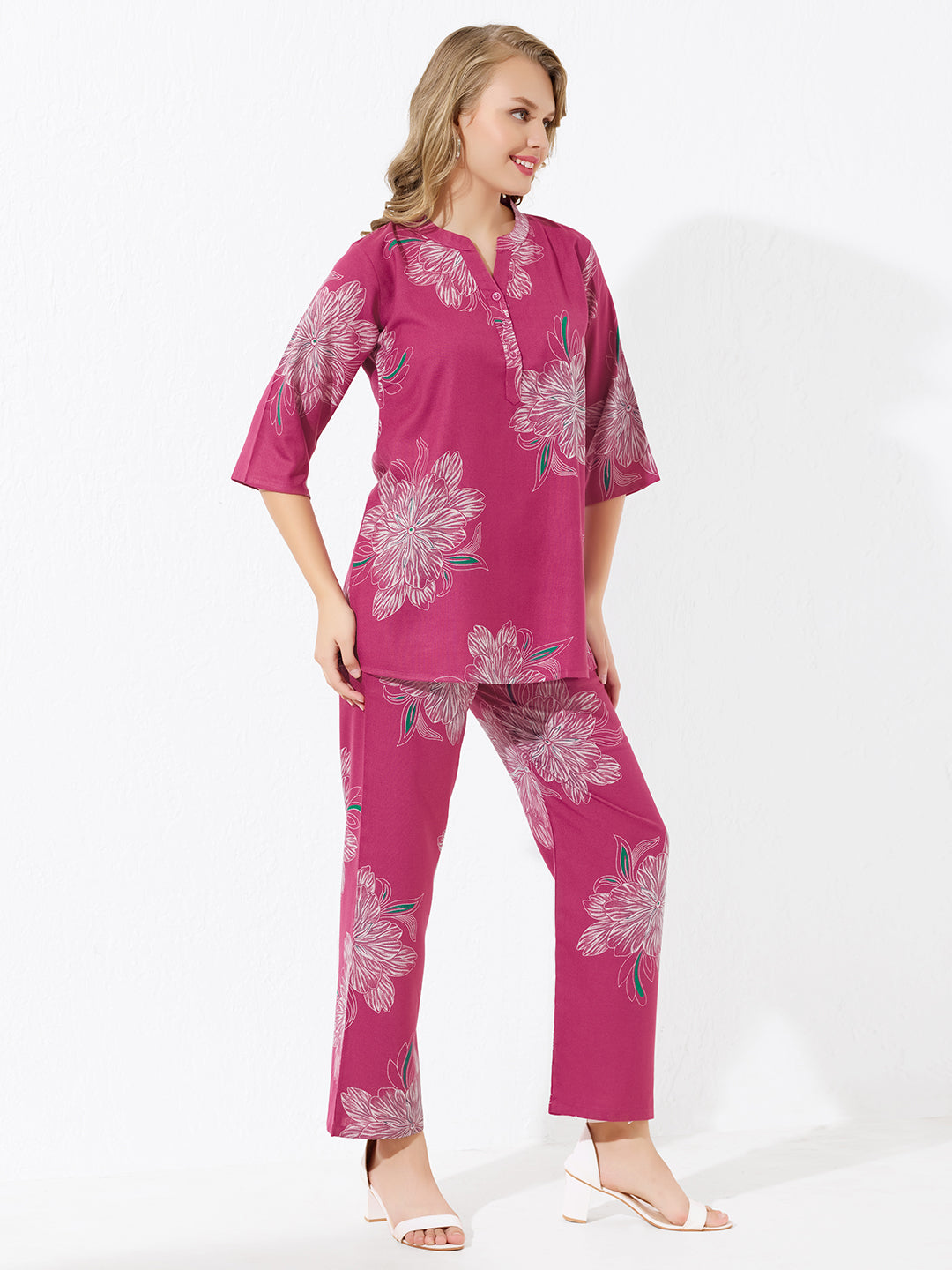 Womens Viscose Printed Co-Ord Set – quira_web